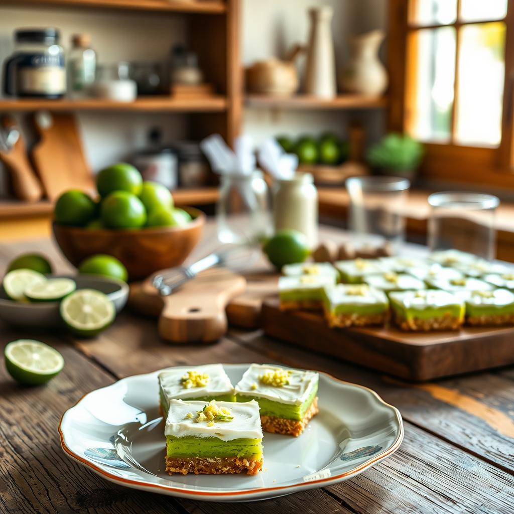 Barres à la Lime (Key Lime Pie)